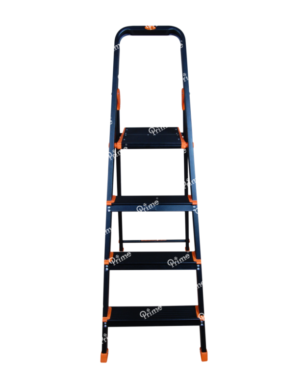Prime Signature Edition Black-Coated 3+1 Steps Ladder – Prime Ladders