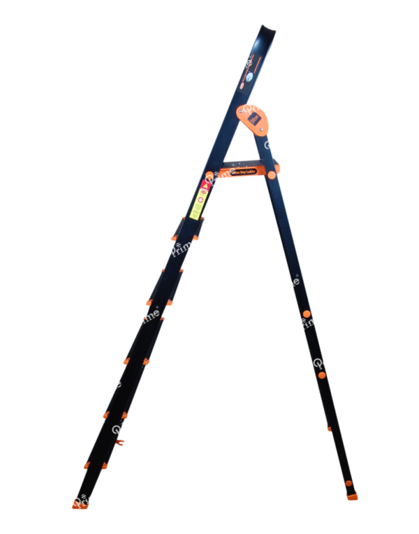 Prime Signature Edition Black-Coated 5+1 Steps Ladder – Prime Ladders