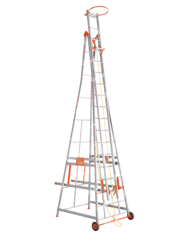 Prime Self Supporting Extension Ladders, With 2 Wheels – ‘C’ Section ...